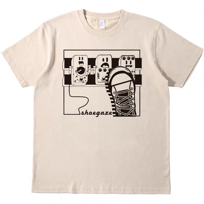 短袖bf男女情侣T恤音乐节