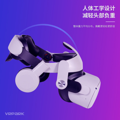 适用Meta/Oculus quest2/3/3S替换头戴  vr头盔 耳机款可调节配件