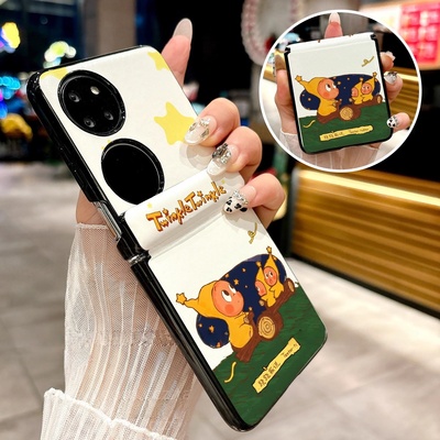 跷跷板星星人适用华为Pocket2手机壳新款荣耀miagcvflip2折叠小米mixflip2中轴磁吸novaflip防摔zflip7保护套