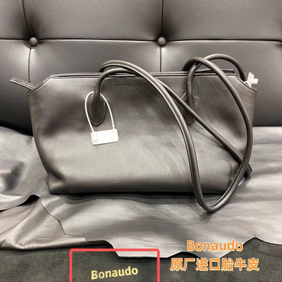 TR进口胎牛皮长柄腋下托特包