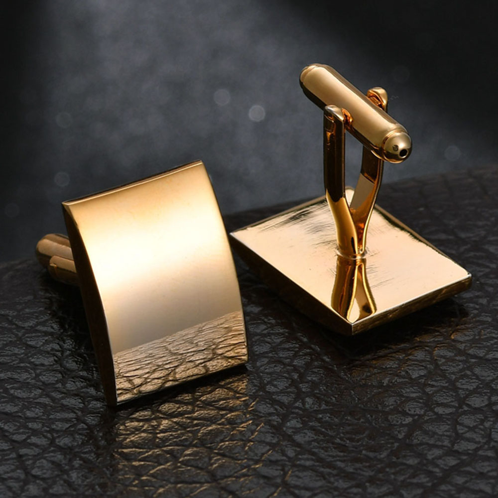 盒装金属 金色光面袖钉 法式长袖衬衫袖钉 衬衣配饰Cufflinks