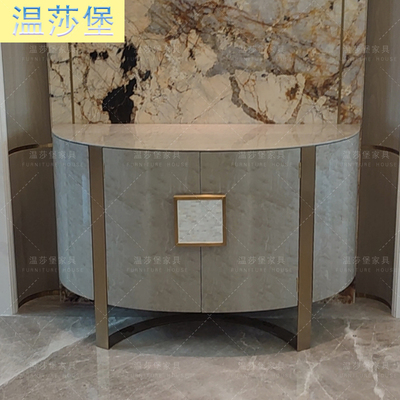 拉卡萨lacasa家具安德轻奢风格门厅柜玄关柜玄关桌储物柜供桌马丁