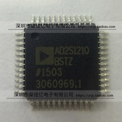 AD2S1210BSTZ 分辨率可变、10位至16位R/D转换器芯片 LQFP48 原装