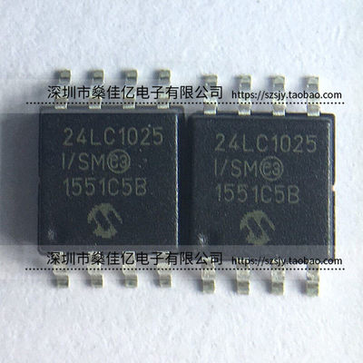 24LC1025T-I/SM 存储器IC 24LC1025 SOP8 原装正品 24LC1025-I/SM
