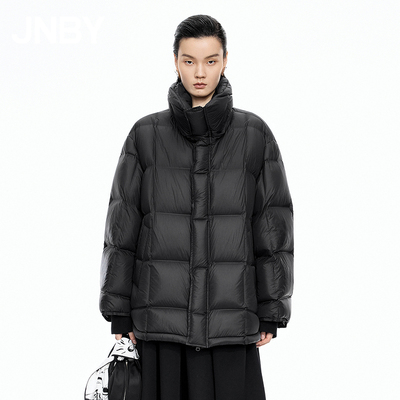 【秋冬上新】JNBY/江南布衣24冬新品羽绒服宽松立领长袖5OAC1027A