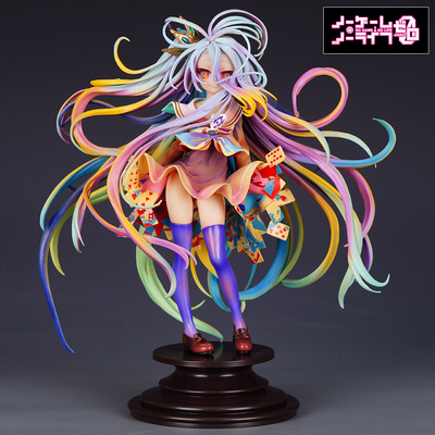 游戏人生 白 榎宫佑 Art Works 国产优质手办模型二次元动漫摆件