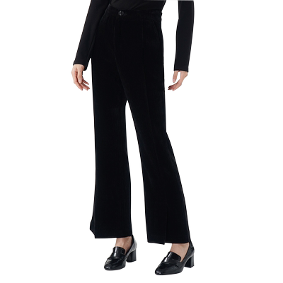 自然腰WEWE唯唯长裤灯芯绒休闲裤