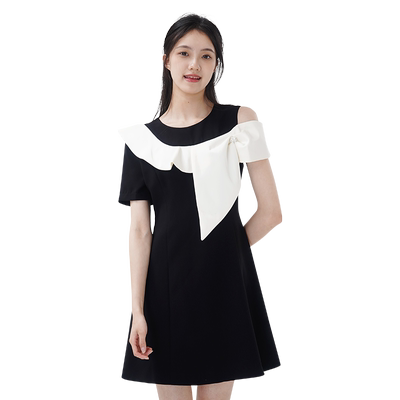 WEWE唯唯优雅小黑裙新品