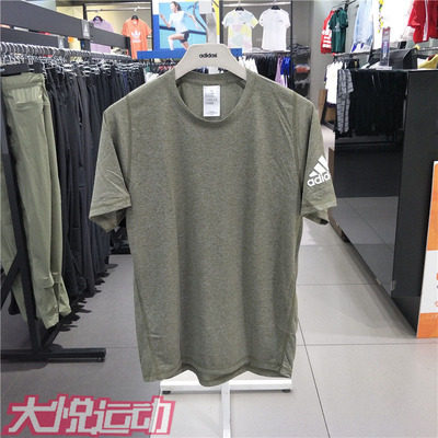 阿迪达斯男夏季薄款健身衣训练运动速干跑步短袖T恤GR0510 GM2108_虎窝淘