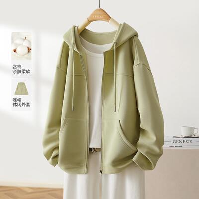 IHIMI海谧设计感连帽卫衣外套