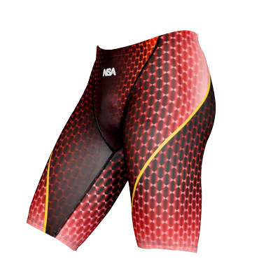 nsa泳裤男士平角印花专业训练