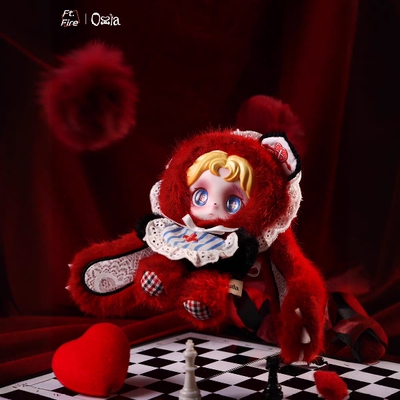 正版骨叽Ossia柔软的刺点毛绒盲盒摆件手办礼物潮流玩具公仔女生