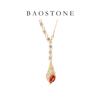 S925银海螺之歌项链女轻奢小众