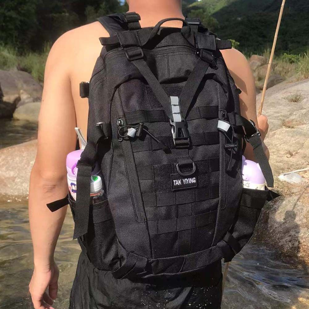 WJTWZY 户外背包 双肩旅行背包登山背包战术男女背包运动徒步背包