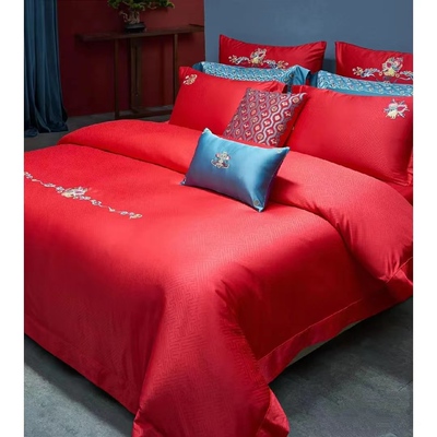 梦洁家纺绣花六件套商场同款婚庆