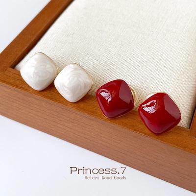 流沙白色蚊香盘耳夹无耳洞女新款