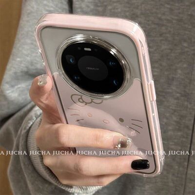 适用蝴蝶结凯蒂猫华为mate80pro手机壳高颜值颜控HUAWEImate70艺