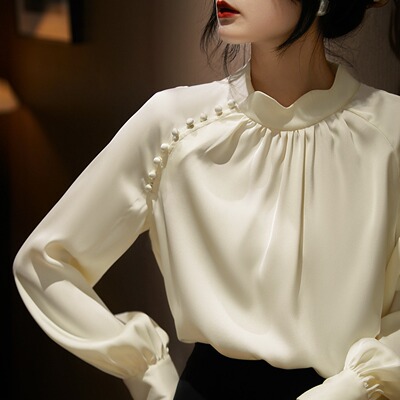 【送运费险】改良版斜门襟衬衣