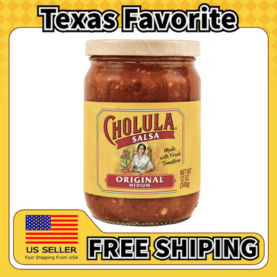 美国直邮Cholula Salsa 薯片Taco调味番茄辣椒莎莎酱340g
