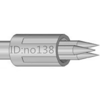 测试探针PL75-M3三尖头1.0*33mm