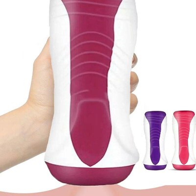 Portable Male Masturbation Cup Silicone Realistic Pussy Sex