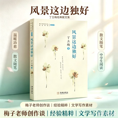 《风景这边独好》丁立梅著初中学生课外文学阅读散文写作素材作品集优美句子章暖心的梅子老师创作谈经验现代温暖文学书金城出版社