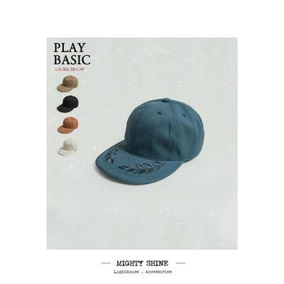 Mighty Shine 四季适宜 挺括帽形 和平月桂 刺绣 棒球帽 1212011