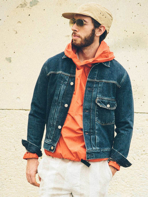 春秋外穿冬季内搭丹宁夹克