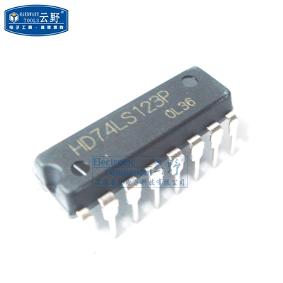 【高科美芯】IC集成电路HD74LS123P DIP16直插 单稳态多谐振荡器