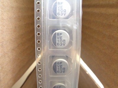 100UF 63V 台湾LELON VE-101M1JTR-1010 贴片电容 63V100UF 10X10