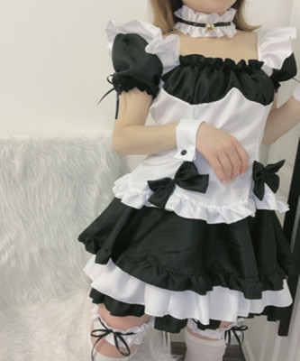 Cospaly服女仆女装套装大佬洛丽塔女佣可爱lolita连衣裙大码cos