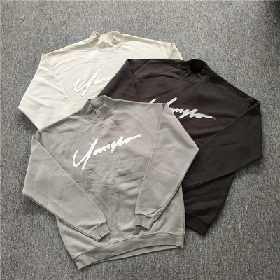 瑕疵处理      春秋YOUNGLA半高领毛圈卫衣运动健身纯棉上衣男女