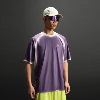 ZONEiD 针织运动短袖T恤春夏180G高弹网眼撞色速干透气插肩袖上衣