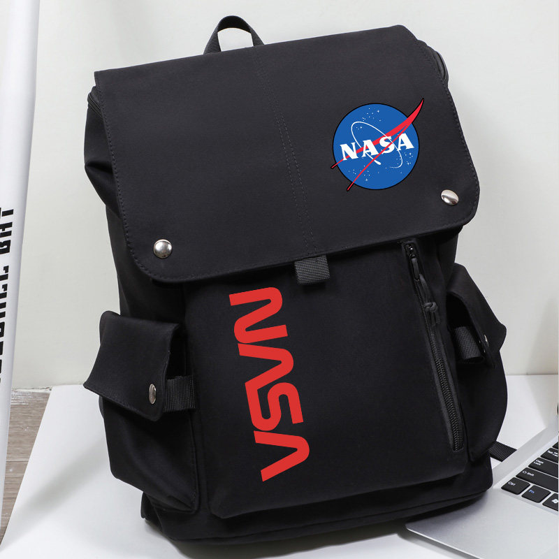 NASA联名书包潮牌学生初中生高中生大学生双肩包背包大容量韩版男