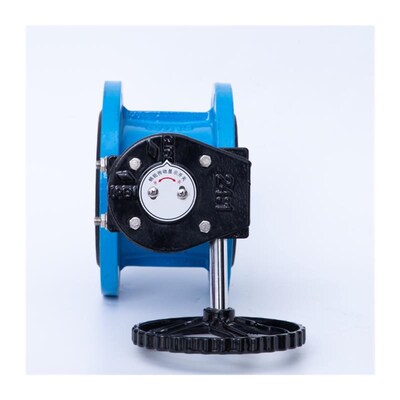 D341Xc-10/16Q 涡轮法兰蝶阀软密封排污蝶阀DN50 65 80 100-500