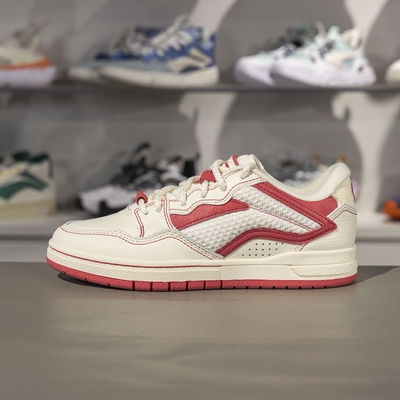 李宁系带女子低帮滑板专业鞋