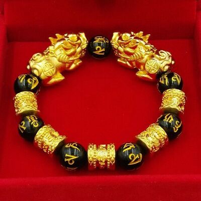 财运滚滚时尚貔貅手链男款女士手串个性百搭手串首饰 久不掉色