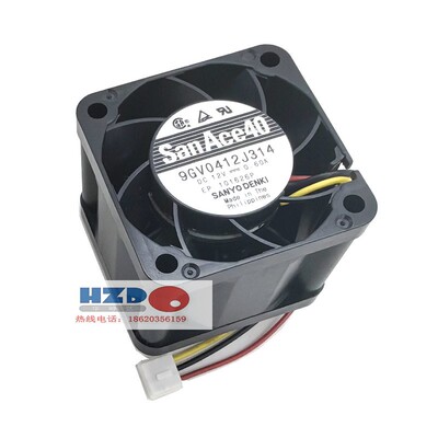9GV0412J314全新原装SANYO三洋 4028 12V 0.60A散热风扇4CM3线
