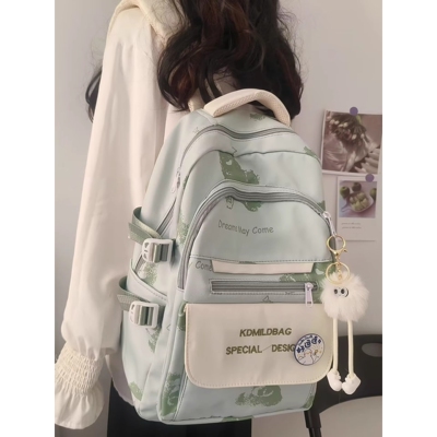 法国Nit Zana减负护脊中学生初中女生新款大学生简约百搭少女书包