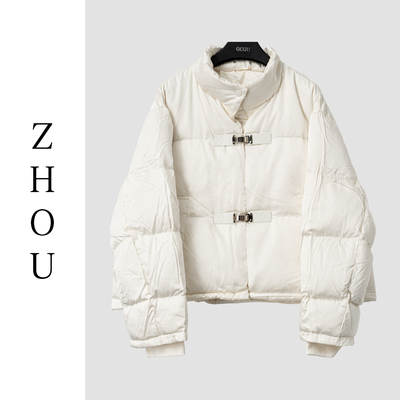 （周哥甄选）米色羽绒外套-31485