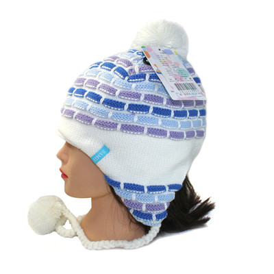 针织加绒加厚毛线户外帽包邮