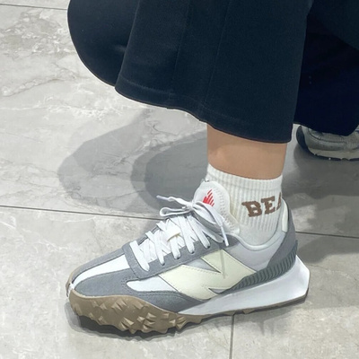 NBXC-72灰白男女耐磨运动休闲鞋