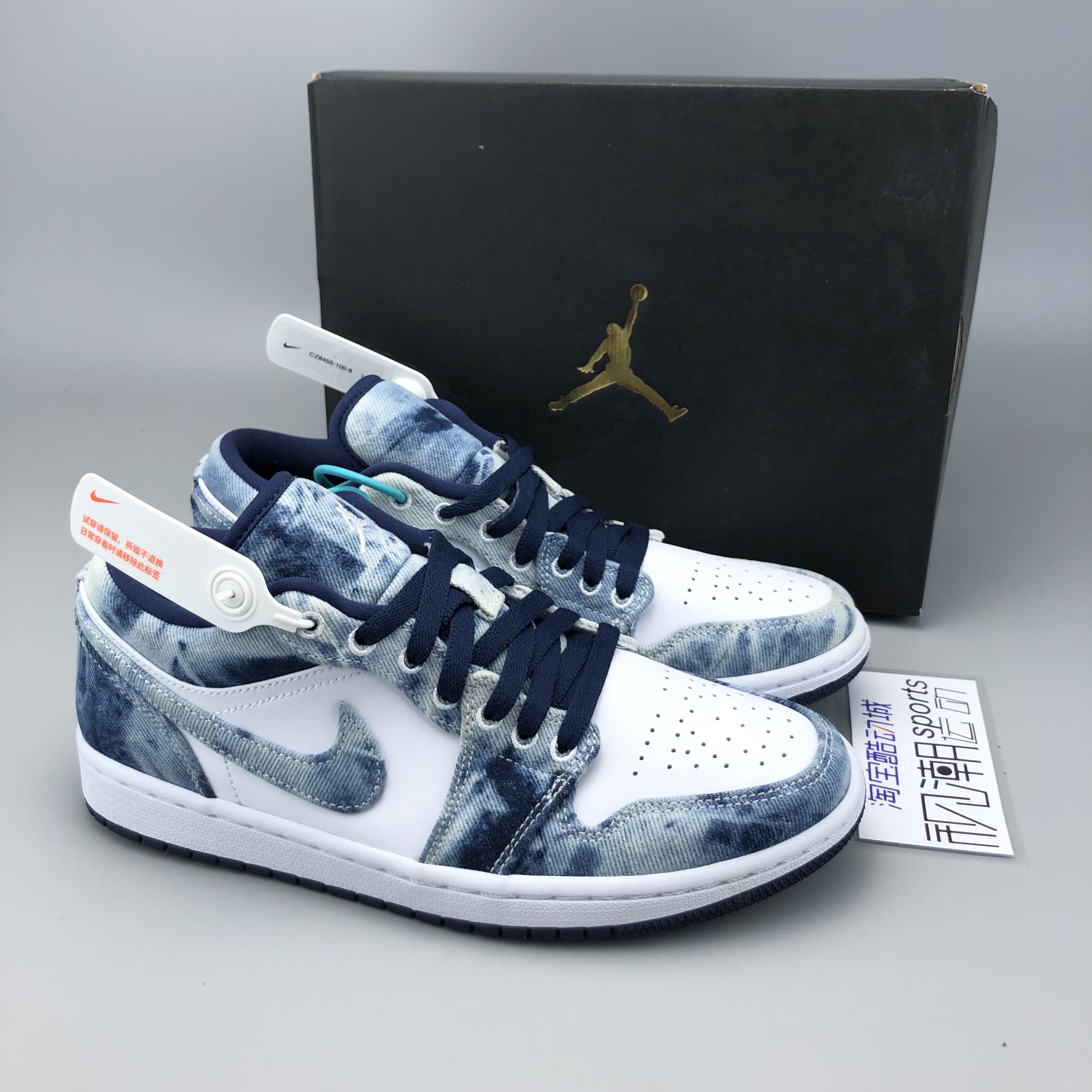 aj1水洗丹宁,aj1扎染_大山谷图库