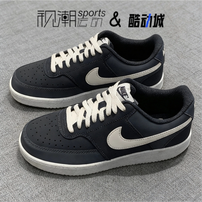 NikeCourtVision黑白低帮板鞋