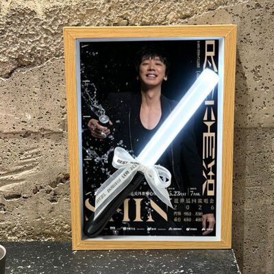 【苏见信】演唱会荧光棒收纳相框展示装饰摆台DIY透明框创意可定