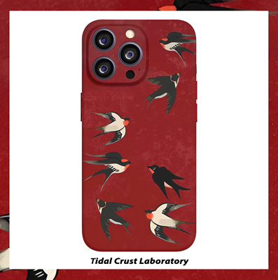 归来的燕子国风红额菲林二合一手机壳适用苹果17nova14华为p70mate60小米15opporen14ovivo荣耀300iPhone16