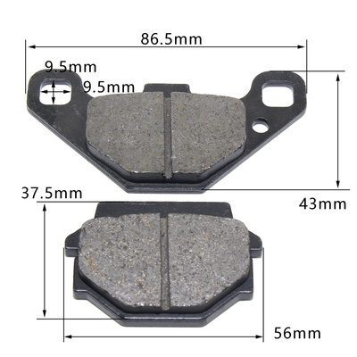 GS125前碟刹片豪太子爵碟刹片