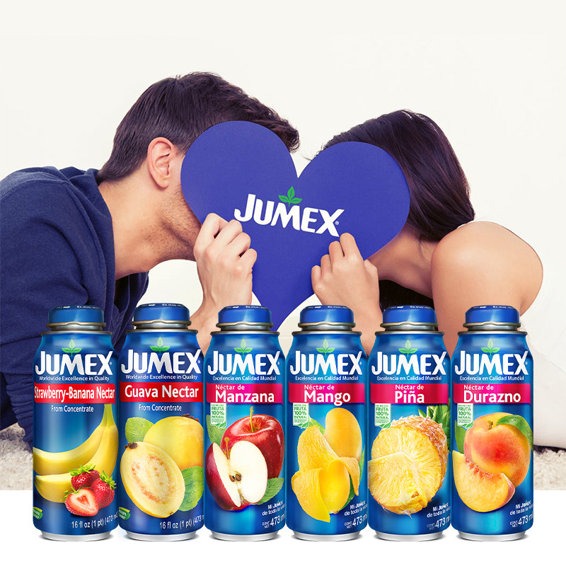 Jumex果美乐 i分享家庭装混合口味6瓶组合果汁饮料保鲜桶装_虎窝淘