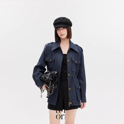 ayemorrey“骑士徽章” 质感重工品质保暖设计羊毛外套