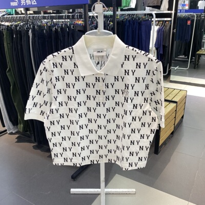 MLBPOLO短袖24年夏季女性3FPQM0143-50IVS